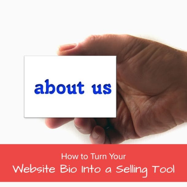 How to Turn Your Website Bio Into a Selling Tool - Jane Atkinson