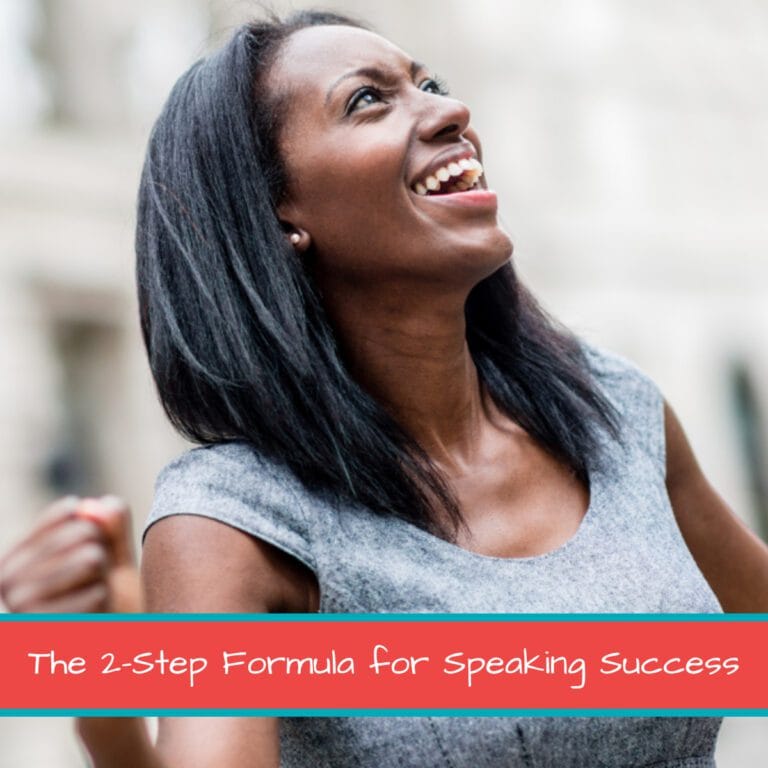 The 2-Step Formula for Speaking Success - Jane Atkinson